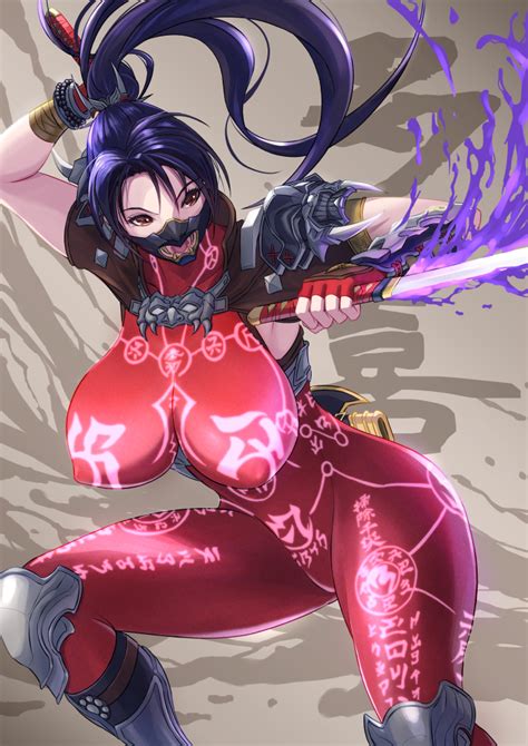 Rule 34 Arm Guards Armor Black Hair Bodysuit Breasts Brown Eyes