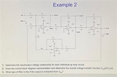 Solved 1 Determine The Input Output Voltage Relationship Chegg