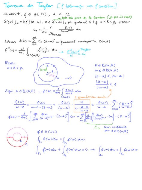 Tema 5 Conseqüències Del Teorema De Cauchy Pdf