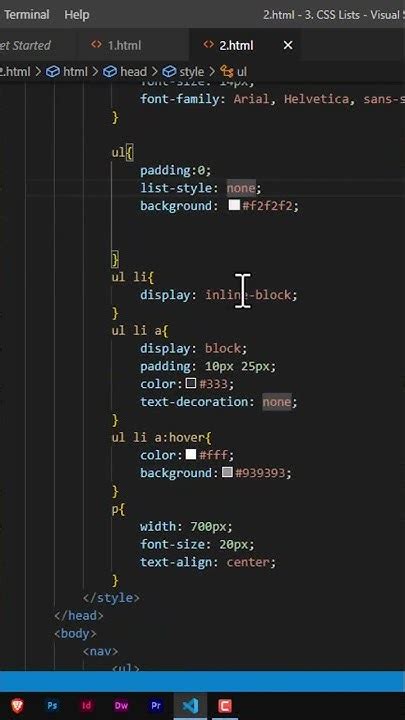 basic navigation bar shorts html css website programming youtube