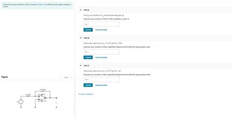 Solved Assume The Input Resistance Of The Op In Figure Chegg
