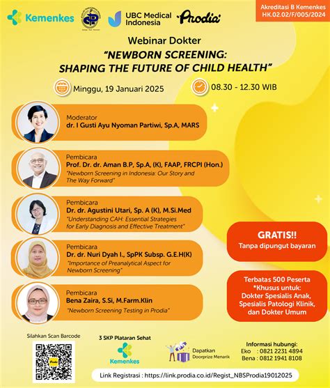 Webinar Newborn Screening Shaping The Future of Child Health - LMS Kemkes