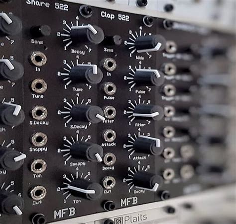 MFB Eurorack 522 Drum Set Rare Complete Set 2010 Black Reverb MFB Eurorack 522 Drum Set Rare Complete Set 2010 Black Reverb