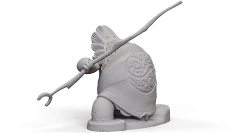 Archivo Obj Maestro Oogway De Kung Fu Panda Modelo De Impresión 3d 🐼