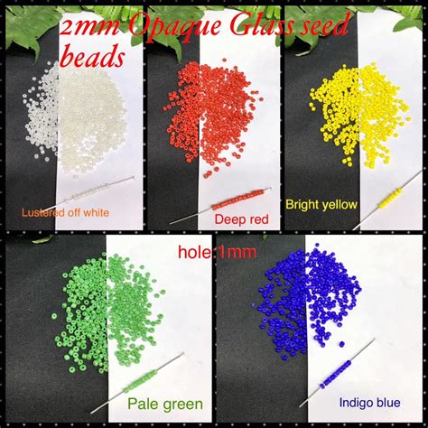 2mm Opaque Glass Seed Beads Craftezonline Arts And Crafts Store