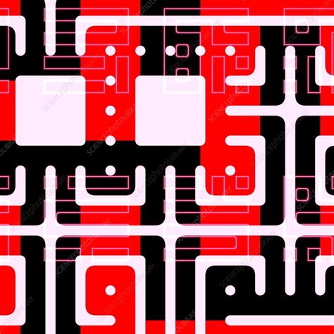 Abstract Circuits Illustration Stock Image F027 2024 Science Photo Library