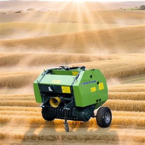 Agricultural Machinery Small Round Baler High Efficiency Semiautomatic Easy Maintenance Round