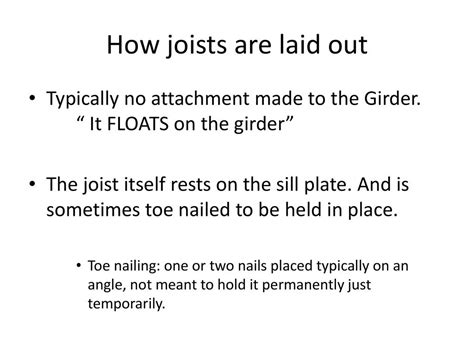 Floor Joists 4 11 Ppt Download