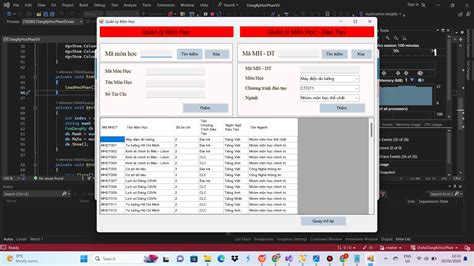 Phần mềm Winform Quản Lý Đăng Ký Học Phần Của Sinh Viên full báo cáo