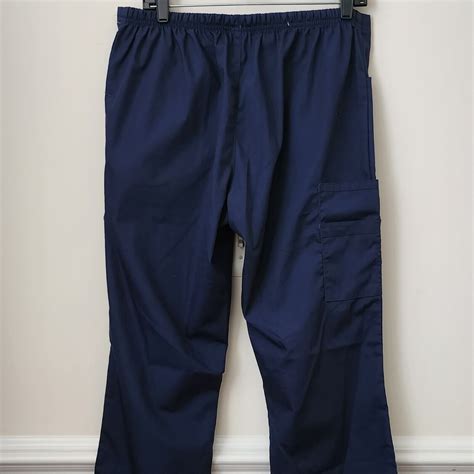 Spread Good Cheer Navy Blue Pockets Medical Scrub Pan Gem