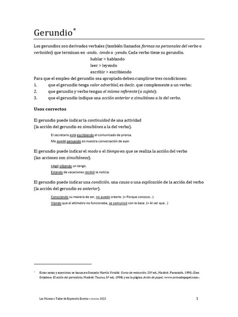El Gerundio Pdf