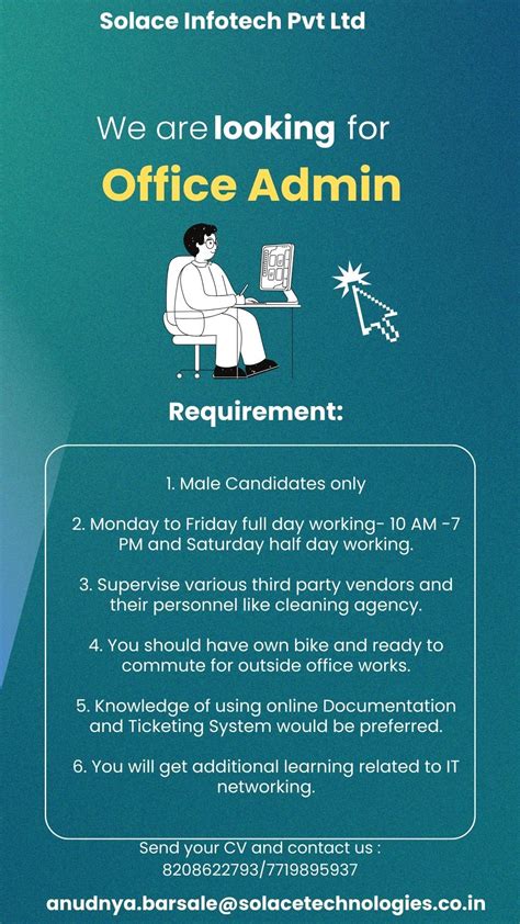 Solace Infotech Private Limited On Linkedin Hiring Officeadmin