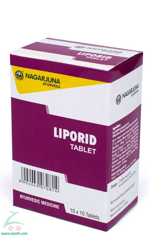 Nagarjuna Ayurveda Liporid Tablets 100nos Shop Products Online At