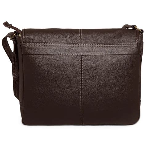 Bolsa Pasta Carteiro Masculina Tiracolo de Couro Legítimo Elo
