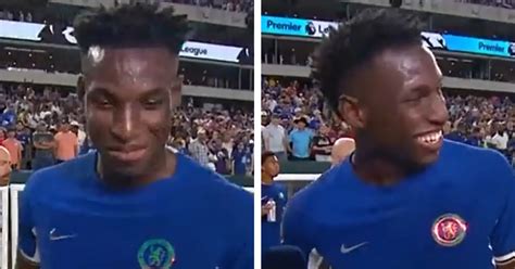 Nicolas Jackson Reacts To Winning Man Of The Match Award After Brighton