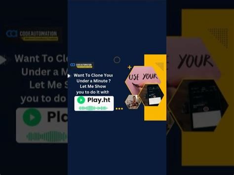 codeautomation ai llc on linkedin how to clone your voice in 60