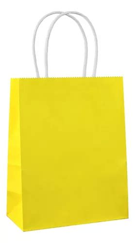 Bolsas De Papel Kraf De Colores 36 Unidades Cuotas Sin Interés