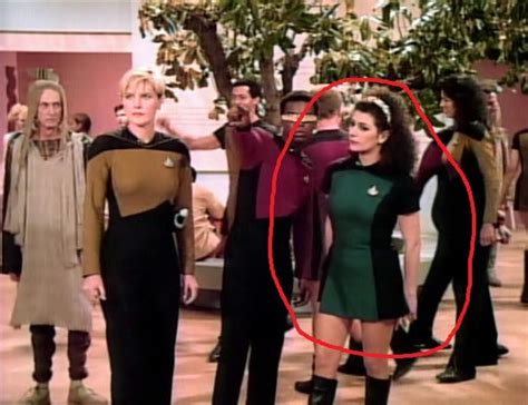 Why Is Deanna Troi In A Starfleet Mini Skirt Uniform