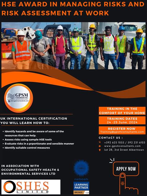 The Nebosh Hse Award In Managing Risks Gpsm Consultants