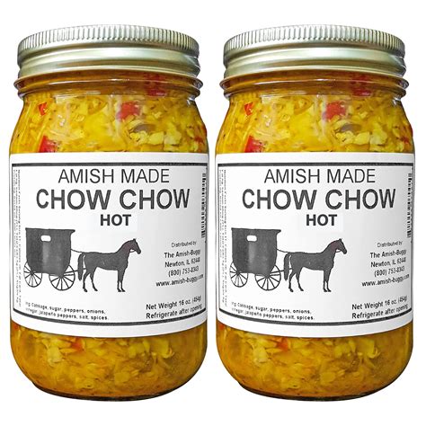 Chow Chow Two 16 Oz Jar Hot