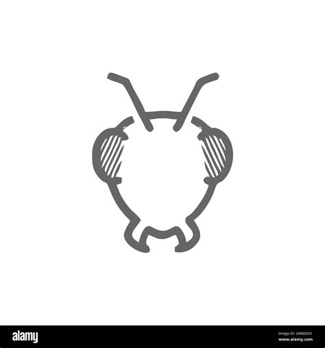 Ant Head Icon Common Graphic Resources Vector Illustration Stock