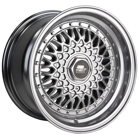 Mst Wheels Mt13 Hyper Black Rim Wheel Size 15x8 Performance Plus Tire