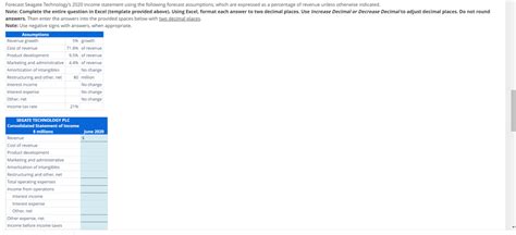 solved analyzing forecasting and interpreting both income