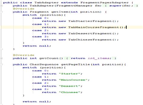 Different Json Links For Different Tab Menu In Android Stack Overflow