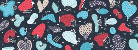 Vector Abstract Creative Background With Hand Drawn Elements And