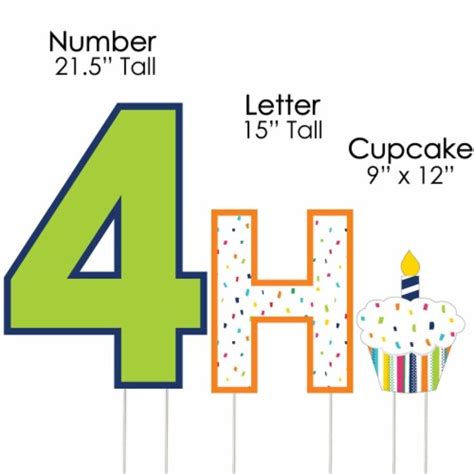 Big Dot Of Happiness 40th Birthday Cheerful Birthday Decor Yard Signs
