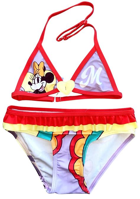 Strój Kąpielowy Mickey Myszka Minnie Disney Kostium 2 Części 98 104