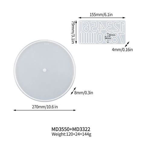 Diy круглые часы эпоксидная форма Силиконовый циферблат с римскими цифрами купить с доставкой