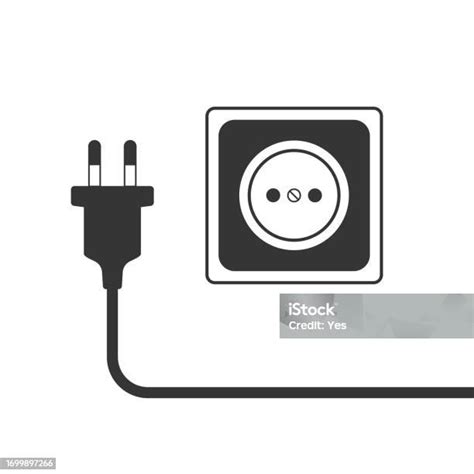 Electicity Plug And Socket Symbol Vector Stock Illustration Download