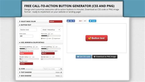 3 páginas para crear botones para la web online y gratis
