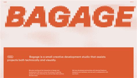 Webgl を使って文字や画像をディザリング！ どこかレトロな Bagage のウェブサイトがかっこいい Webgl 総本山