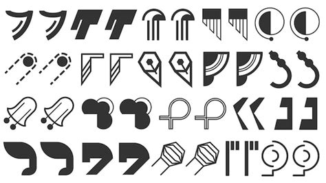 Premium Vector Abstract Set Collection Black Quotemarks Speech Punctuation Excerpt Remarks