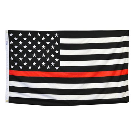 Thin Red Line Us Flag