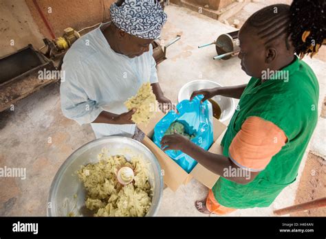 Shea Butter Is Made At A Fair Trade Production Facilitity In Réo