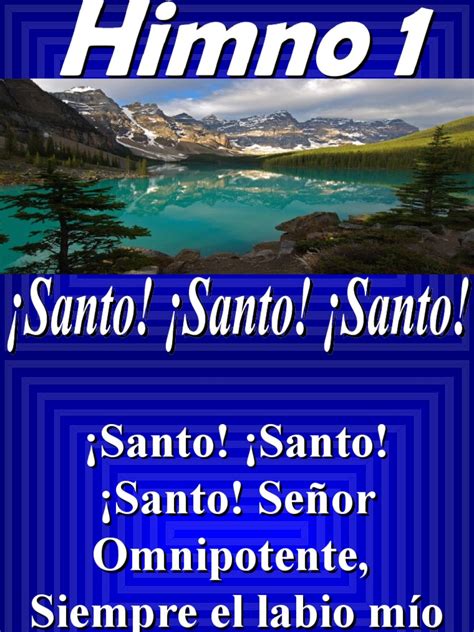 Himno 1 ¡santo ¡santo ¡santo Pdf