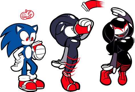 Download Patreon Spooktacular Commission Sonic Drinking A Pumpkin Sonic Tg Tf Clipartkey