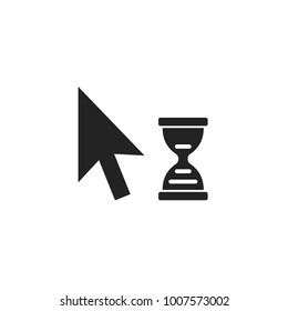 Loading Cursor Pointer Icon Vector Stock Vector Royalty Free 1007573002 Shutterstock