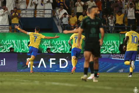 نتيجة مباراة النصر والأهلي بالدوري السعودي رونالدو يقود العالمي للفوز