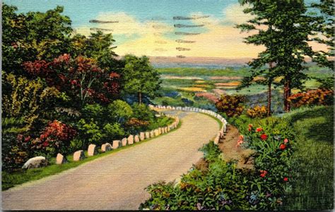 Vtg 1940s Fairyland Highway Lookout Mountain Rock City Gardens Georgia