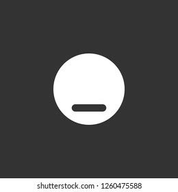 Minimize Window Icon Vector Minimize Window Stock Vector Royalty Free 1260475588 Shutterstock