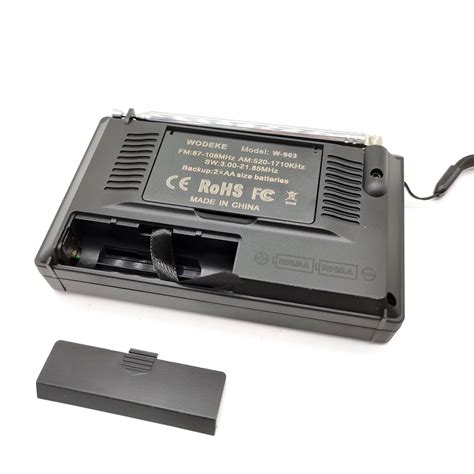 Shop Generic Mini Alarm Clock Dsp Radio Portable Fmamsw Short Wave Pocket Radio With Led Screen