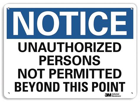 Aluminum Mounting Holes Sign Mounting Notice Sign W U Na