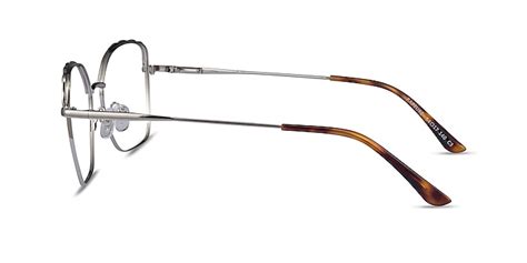 Rapture Rectangle Silver Glasses For Women Eyebuydirect