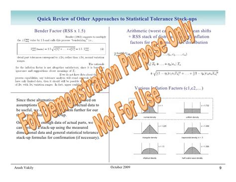 Performing Tolerance Stack Ups Using Automated Excel Calculator By Ar