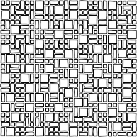 Premium Vector Black And White Seamless Pattern Of Various Hand Drawn