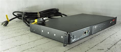 Apc Ap7750 Automatic Transfer Switch W Ap9617 Network Management Card